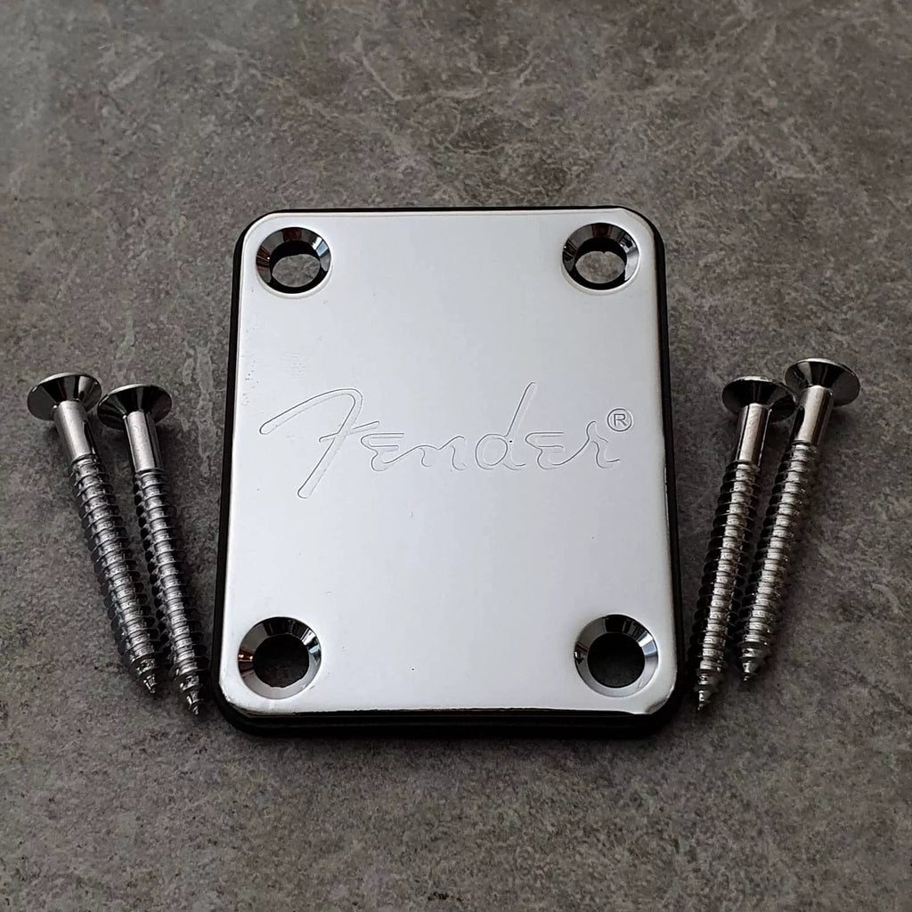 Fender Logo Neck Plate | Standard Blank Neck Plate | Falkonguitars