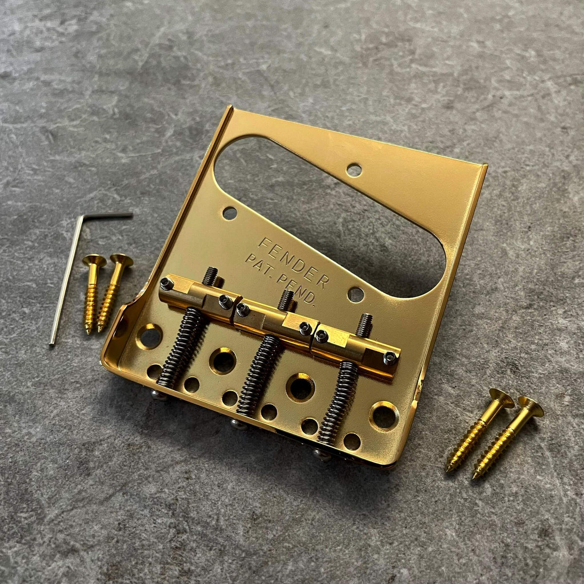 Cut Down Sides Telecaster Bridge | Brass Saddle Bridge | Falkonguitars