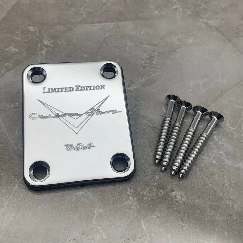 Custom Guitar Neck Plates | Limited Edition Neck Plate | Falkonguitars