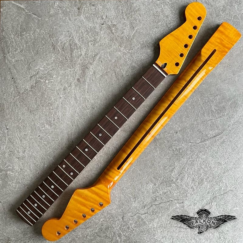 Limited Edition Left-Handed Strat Electric Guitar Yellow Flame Rosewoo