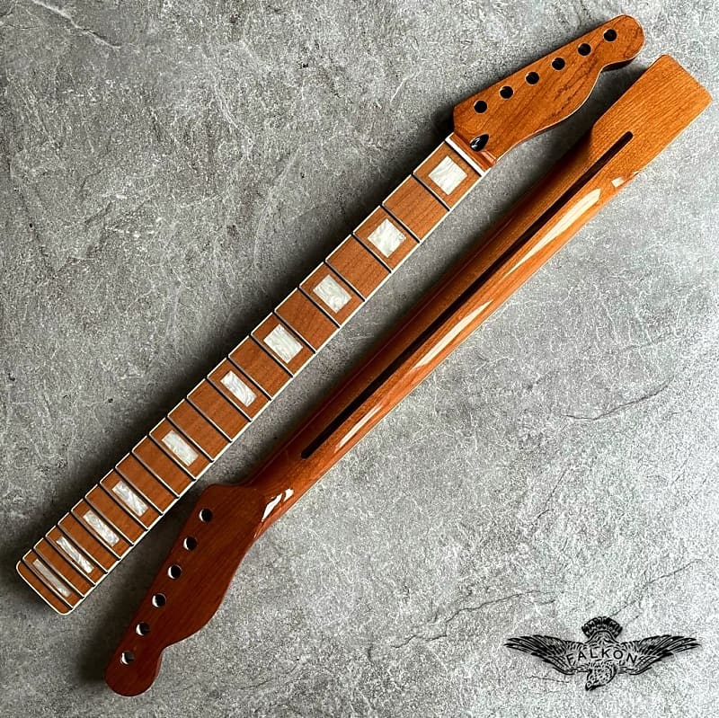 Telecaster Roasted Neck – Pearl Block Inlays, 21 Fret, Gloss Finish